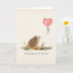 Hedge Hugs & Kisses Hedgehog Mushroom Valentine Card | Zazzle