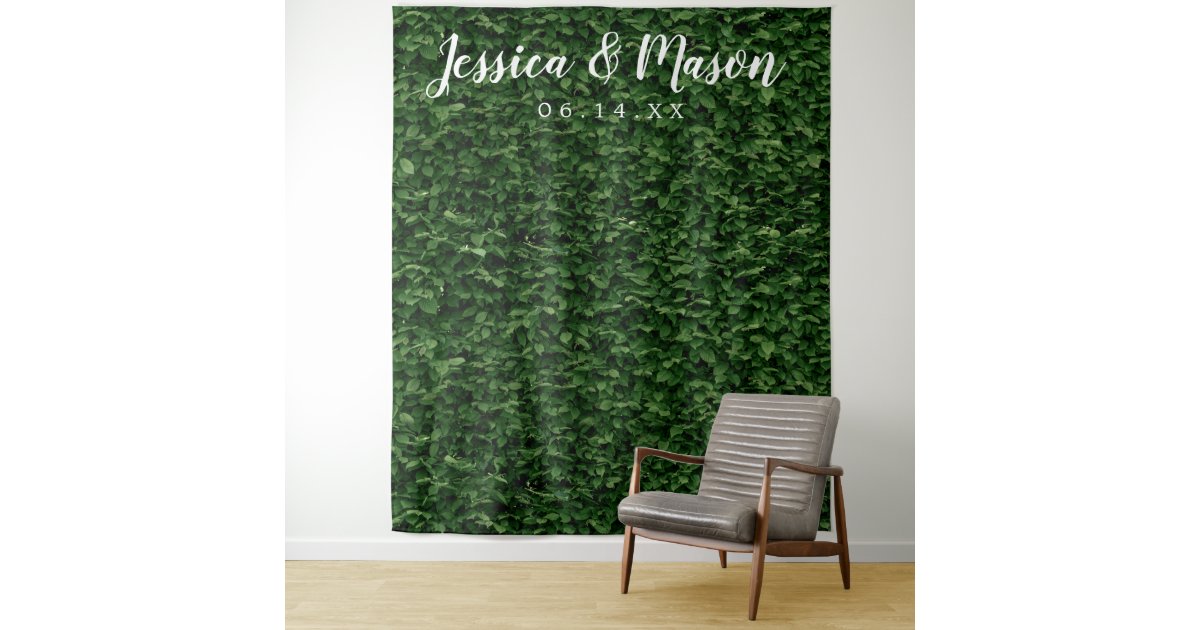 Hedge Wall Backdrop - Wedding Photo Backdrop | Zazzle