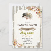 Hedgehog party invitation | Zazzle