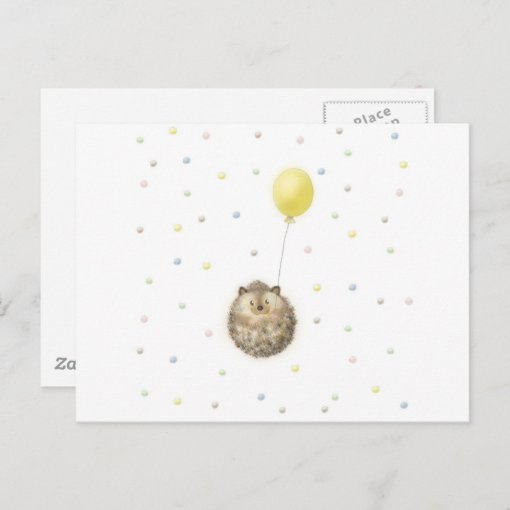 Hedgehog Postcard | Zazzle