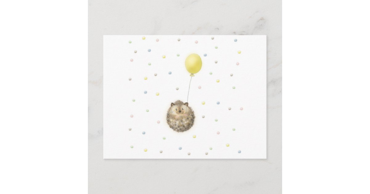 Hedgehog Postcard | Zazzle