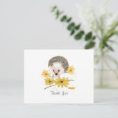 Hedgehog Thank You Card | Zazzle