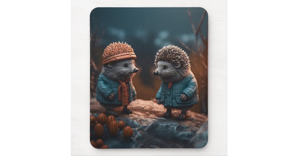 Hedgehogs Mouse Pad | Zazzle