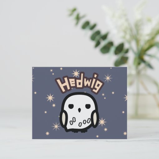 Hedwig Cartoon Character Art Postcard | Zazzle
