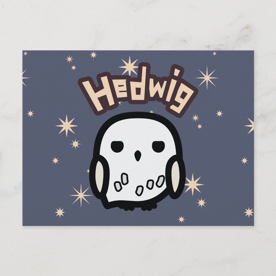 Hedwig Cartoon Character Art Postcard | Zazzle
