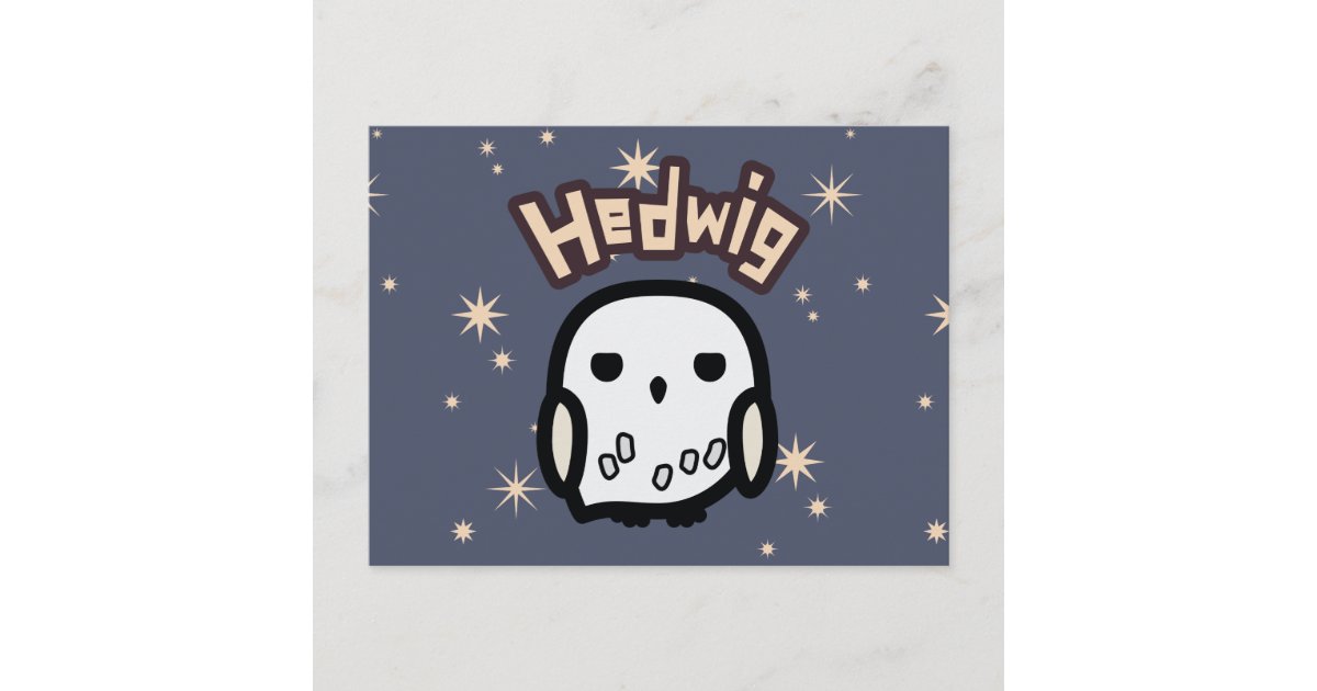 Hedwig Cartoon Character Art Postcard | Zazzle