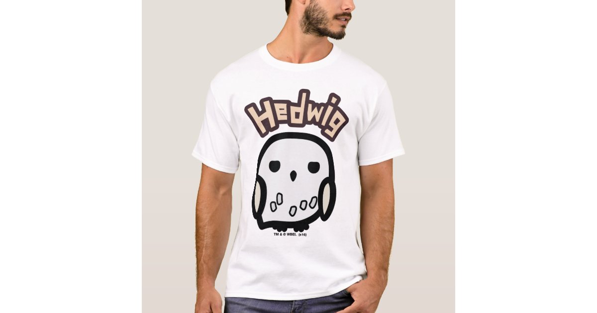 Hedwig Cartoon Character Art T-Shirt | Zazzle