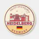 Heidelberg Germany City Skyline Emblem Magnet | Zazzle
