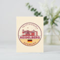 Heidelberg Germany City Skyline Emblem Postcard | Zazzle