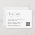Heidi Contemporary Script Elegant Wedding RSVP Card | Zazzle
