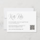 Heidi Contemporary Script Elegant Wedding RSVP Card | Zazzle