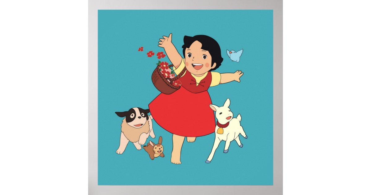 Heidi the girl from the Alps Poster | Zazzle