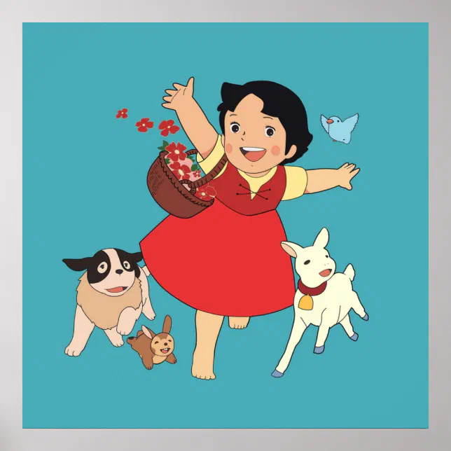 Heidi the girl from the Alps Poster | Zazzle