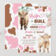 Heifer or Bull Cow Gender Reveal Farm Animal Invitation | Zazzle