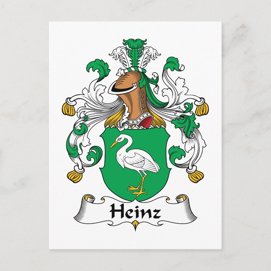 Heinz Family Crest Postcard | Zazzle