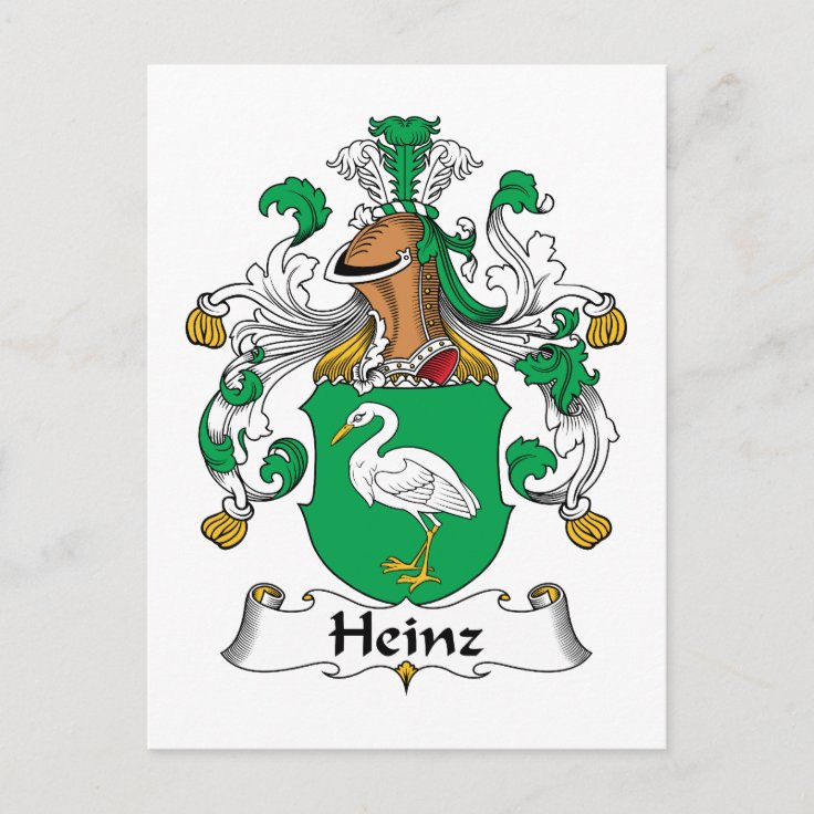 Heinz Family Crest Postcard | Zazzle