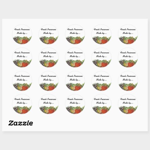 Heirloom Gardens Custom Seed or Canning Labels | Zazzle