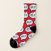HEJ! Danish Swedish Greeting, Hi, Hello Socks | Zazzle