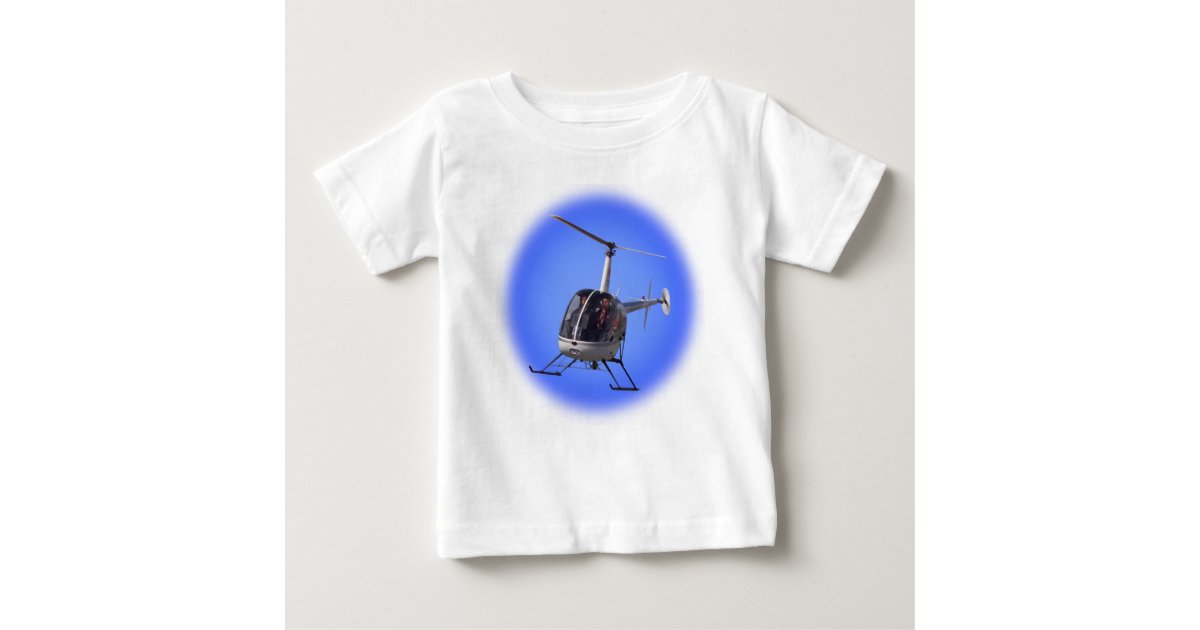 Helicopter Baby Shirts Chopper Infant Tops | Zazzle