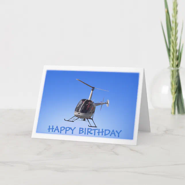 Helicopter Card Flying Chopper Greeting Cards | Zazzle