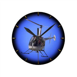 Helicopter Wall Clocks | Zazzle