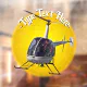Helicopter Decal Custom Helicopter Window Decal | Zazzle