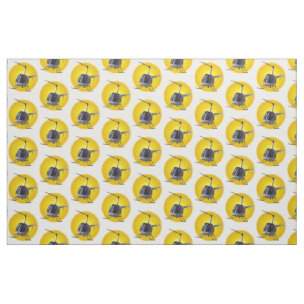 Helicopter Fabric Flying Helicopter Custom Fabric | Zazzle