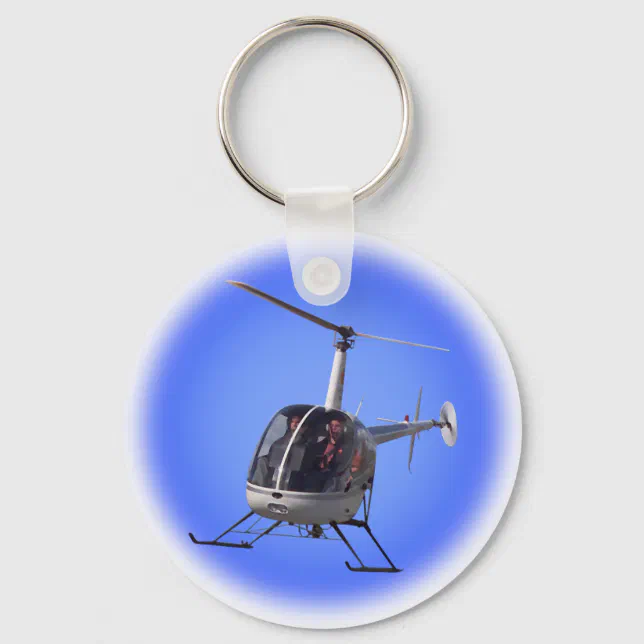 Helicopter Key Chain Keepsake & Helicopter Gifts | Zazzle