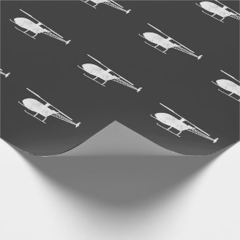 Helicopter Model - pilot crew Wrapping Paper | Zazzle