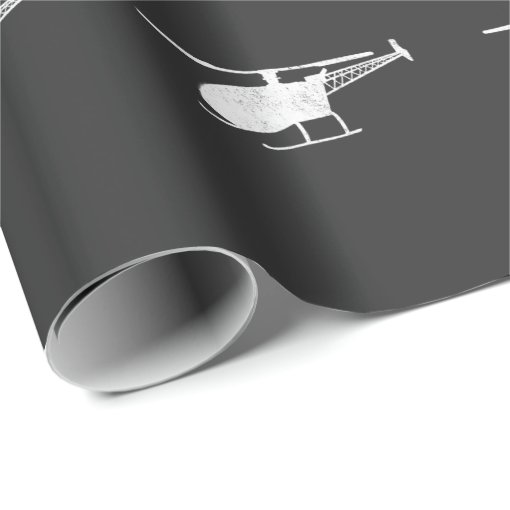 Helicopter Model - pilot crew Wrapping Paper | Zazzle