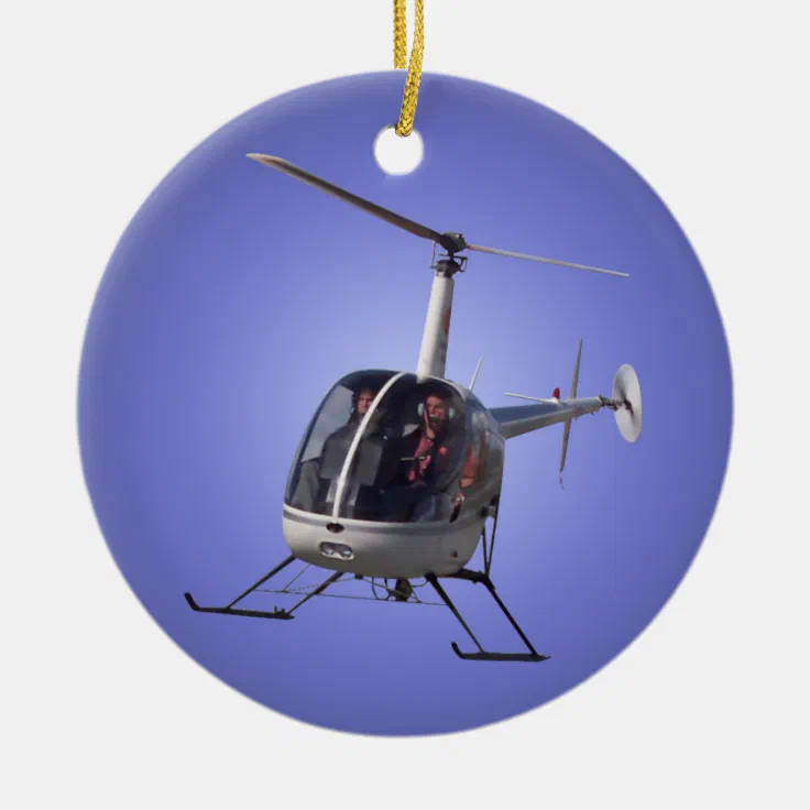 Helicopter Ornament Cool Helicopter Keepsake | Zazzle