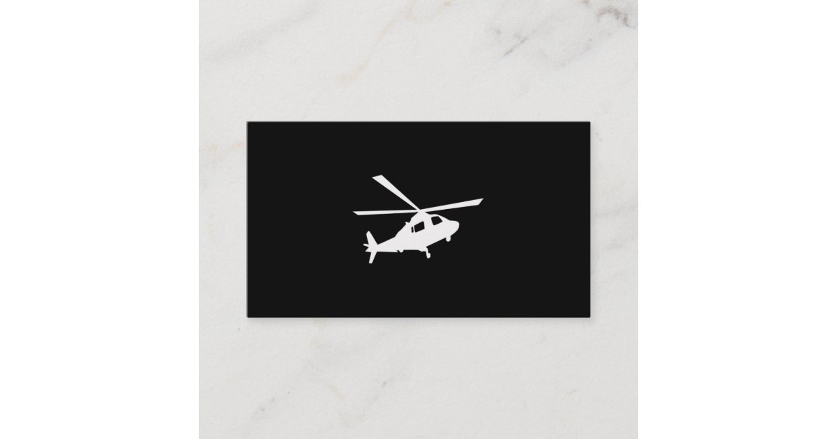 Helicopter Pilots Business Card | Zazzle