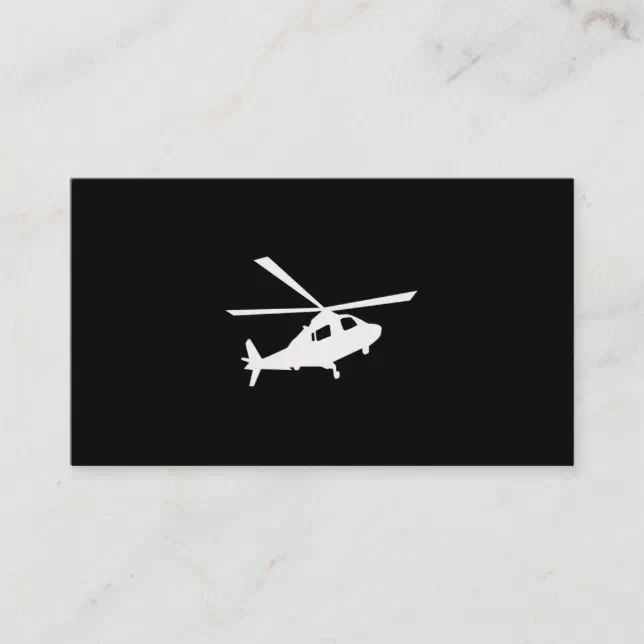 Helicopter Pilots Business Card | Zazzle