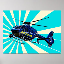 Helicopter Poster | Zazzle