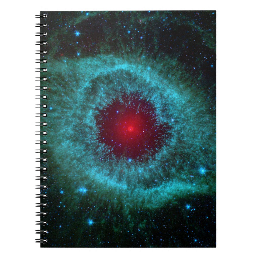 Helix Nebula, Beautiful Stars in the Galaxy Notebook | Zazzle