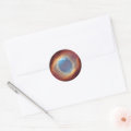 Helix Nebula by Hubble Classic Round Sticker | Zazzle