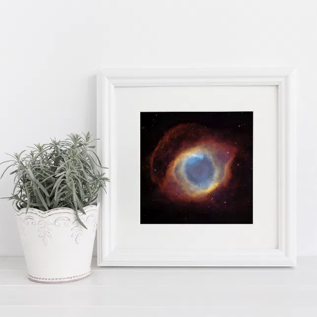 Helix Nebula Celestial Photo Poster | Zazzle