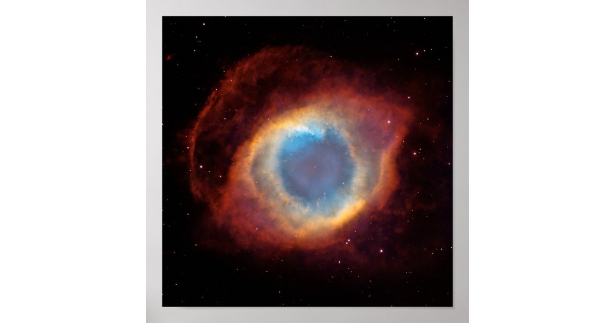 Helix Nebula Celestial Photo Poster | Zazzle