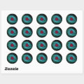 Helix Nebula Infrared Spitzer Classic Round Sticker | Zazzle