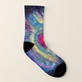 Helix Nebula outer space socks | Zazzle