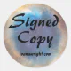 Helix Nebula Photo Sci Fi Signed Copy with URL Classic Round Sticker ...