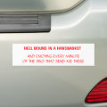 Hell Bumper Sticker | Zazzle