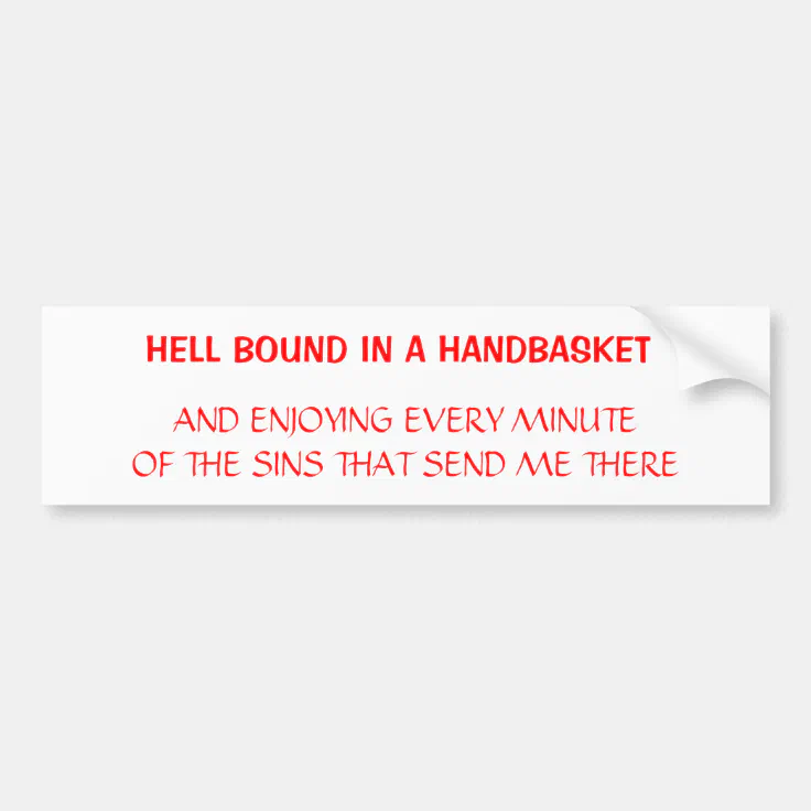 Hell Bumper Sticker | Zazzle