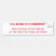 Hell Bumper Sticker | Zazzle