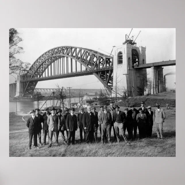 Hell Gate Bridge: 1916 Poster | Zazzle