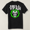 Hell Yeah Logo 2 Sided (Black) T-Shirt | Zazzle