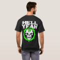 Hell Yeah Logo 2 Sided (Black) T-Shirt | Zazzle