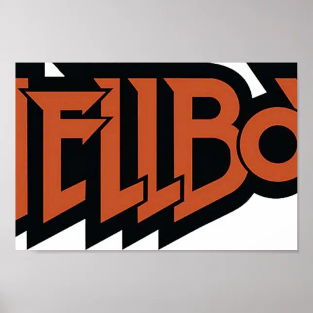 HellBoy Logo Poster | Zazzle