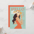 Hello 30 Retro Poster Vintage Pink 30th Birthday Invitation | Zazzle