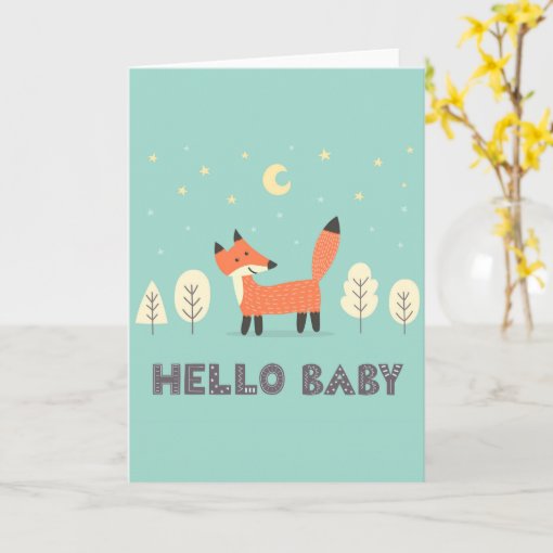 Hello Baby Card | Zazzle